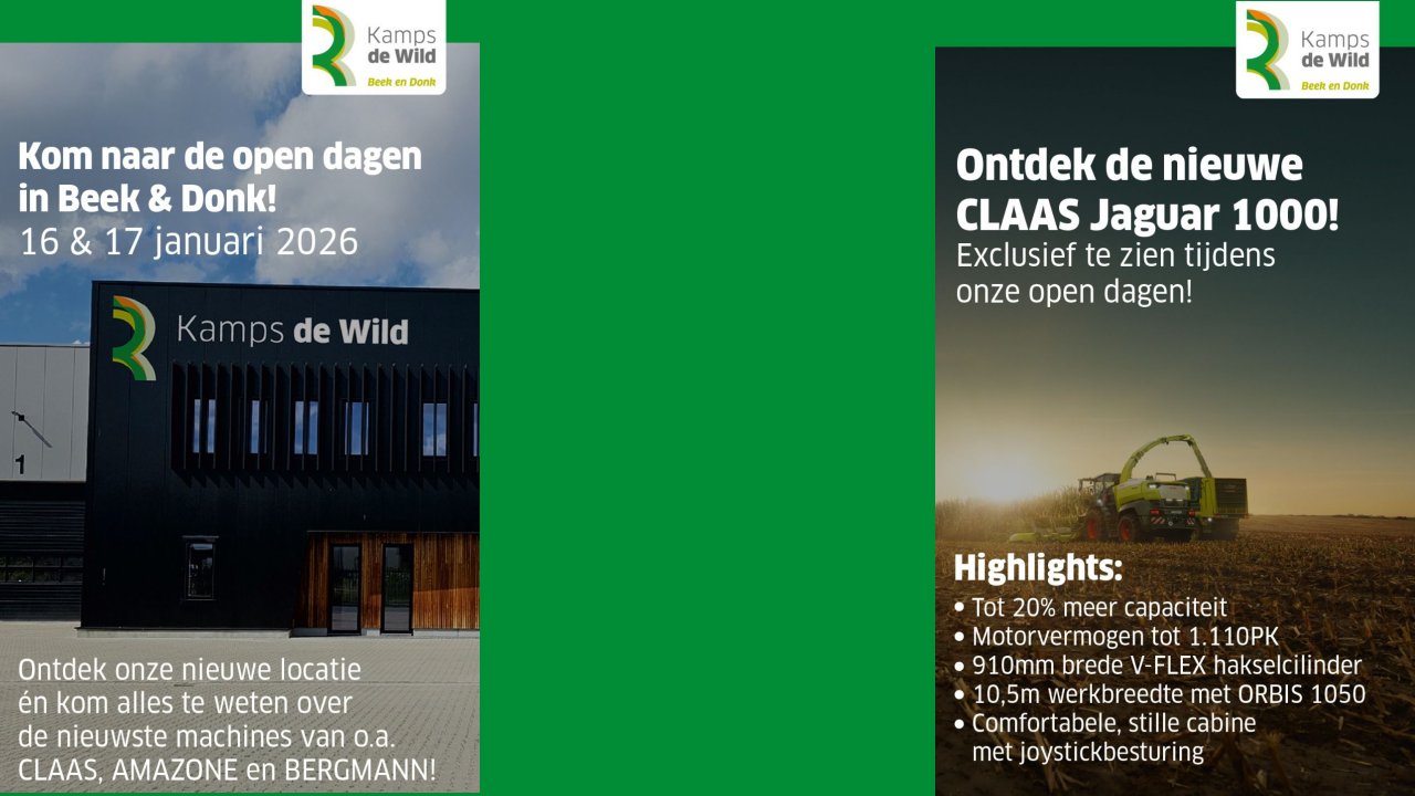 Kamps de Wild BV › De nieuwste Claas-machines gearriveerd voor open ...